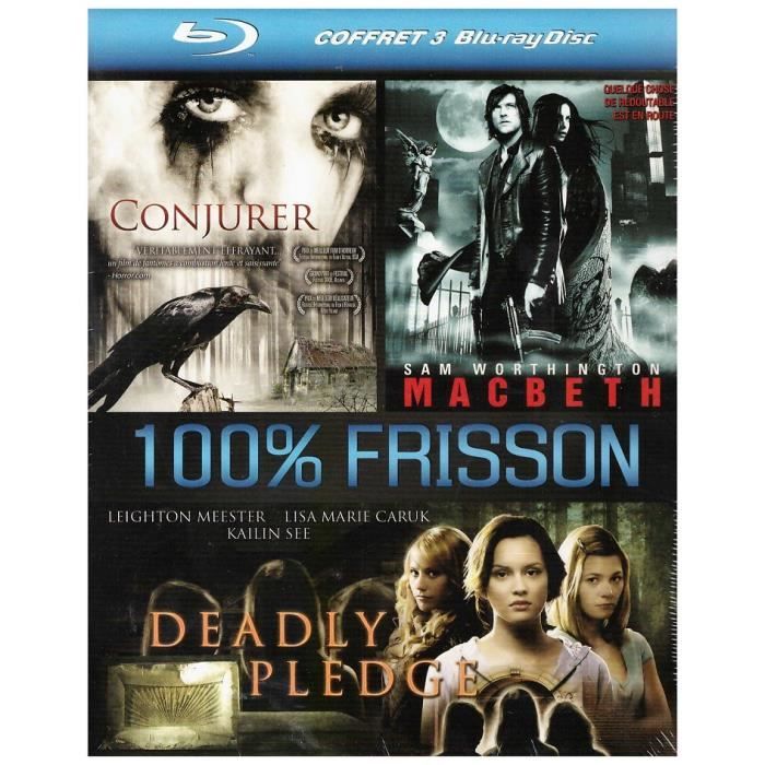 Coffret Conjurer + Macbeth + Deadly Pledge ( Blu Ray ) - Cdiscount DVD