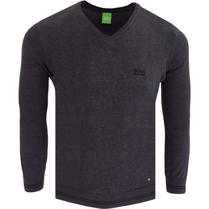 Pull Hugo Boss homme Pull HB81 gris foncé Gris - Cdiscount Prêt-à-Porter