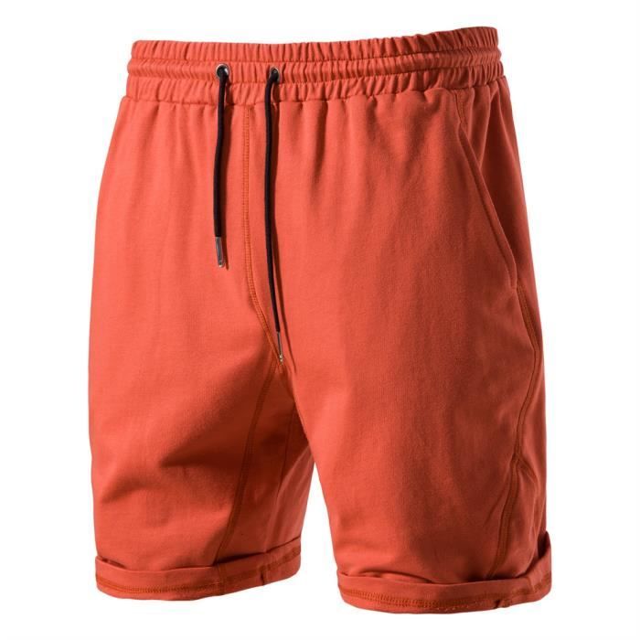 Short Homme,Taille éLastiquée Short Sport avec Cordon,Casual Couleur ...
