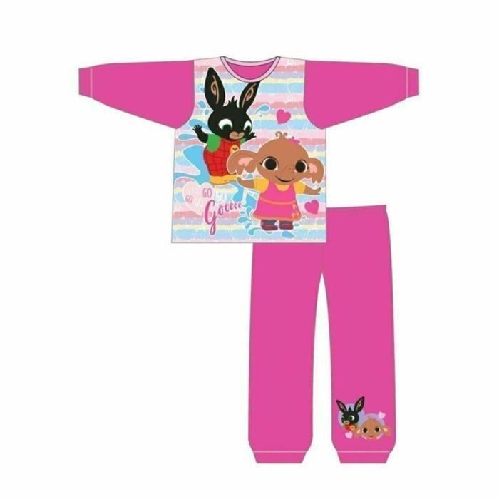 Bing - Ensemble de pyjama LETS Rose / noir / bleu - Cdiscount Prêt-à-Porter