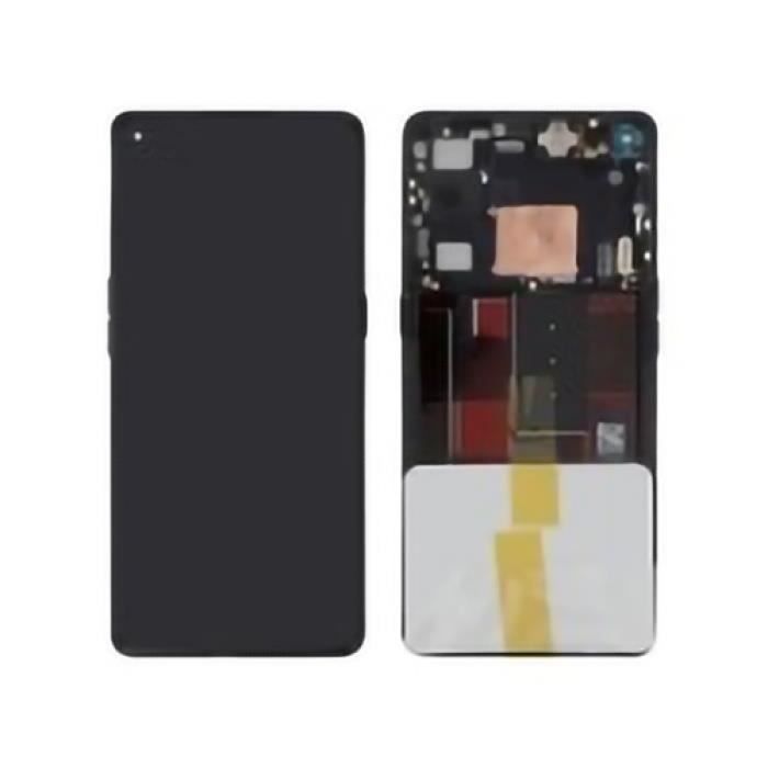 Originale Ecran Complet LCD et Vitre tactile Noir Avec Châssis Pour Oppo Find X2 Neo- Reno3 Pro ...