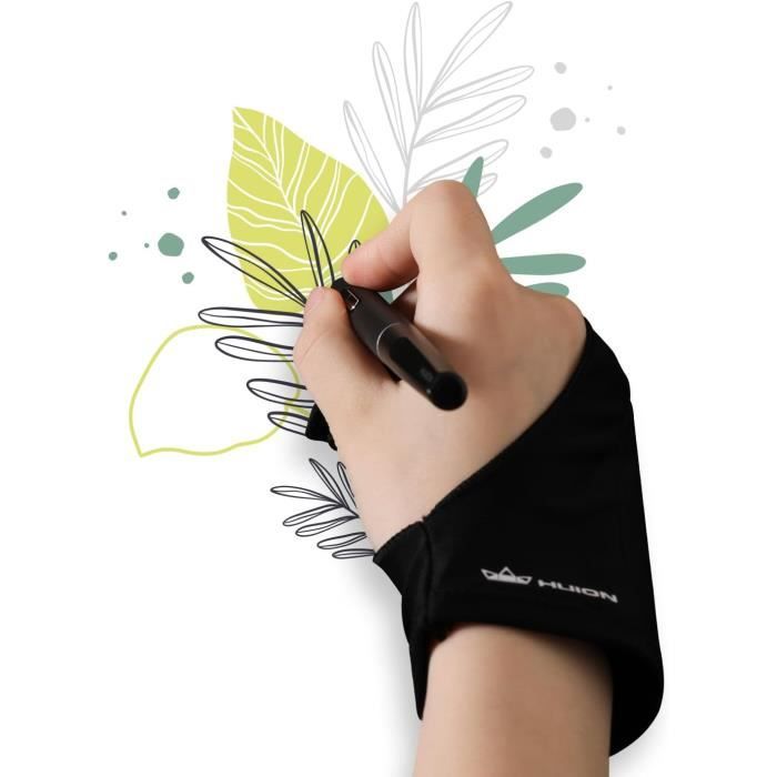 Gant D'Artiste De Rejet De Paume Pour Tablette Graphique, Croquis En ...