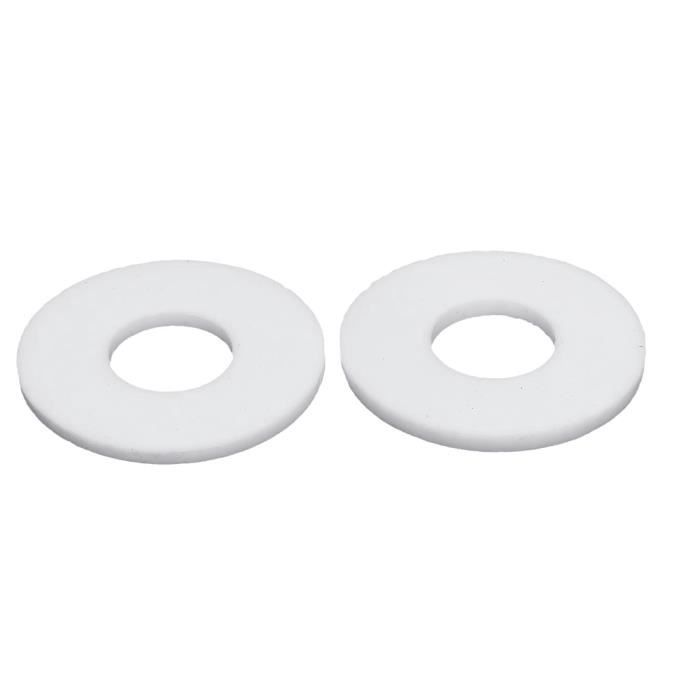 SOURCING MAP DN15 18x45x3mm joint bride PTFE raccord tuyaux Blanc ...