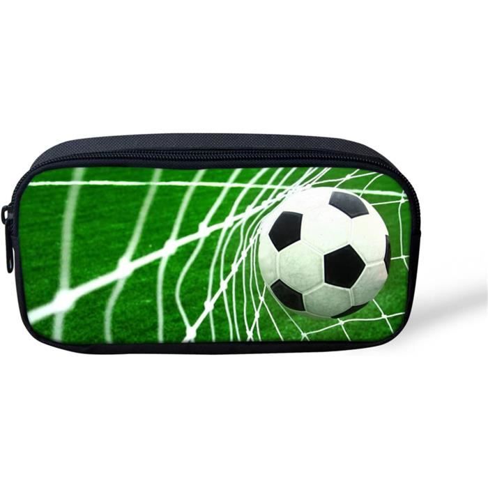 Trousse À Crayons Souple Et Durable Motif Football Vert[P806] Vert ...