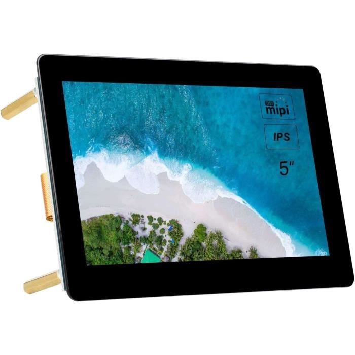 5 Pouces Écran Tactile Pour Raspberry Pi Dsi Lcd Écran 800×480 Ips Display Support Raspberry Pi