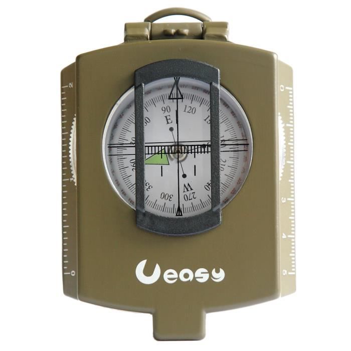 BOUSSOLE - COMPAS ,green--boussole de visée en métal, militaire ...