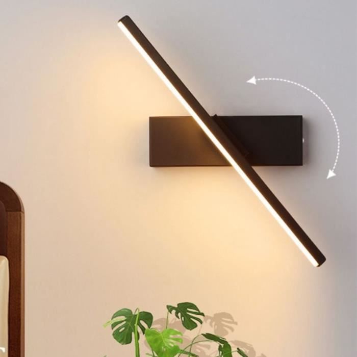 Veilleuse murale Applique murale rotative pour chambre à coucher, coque ...