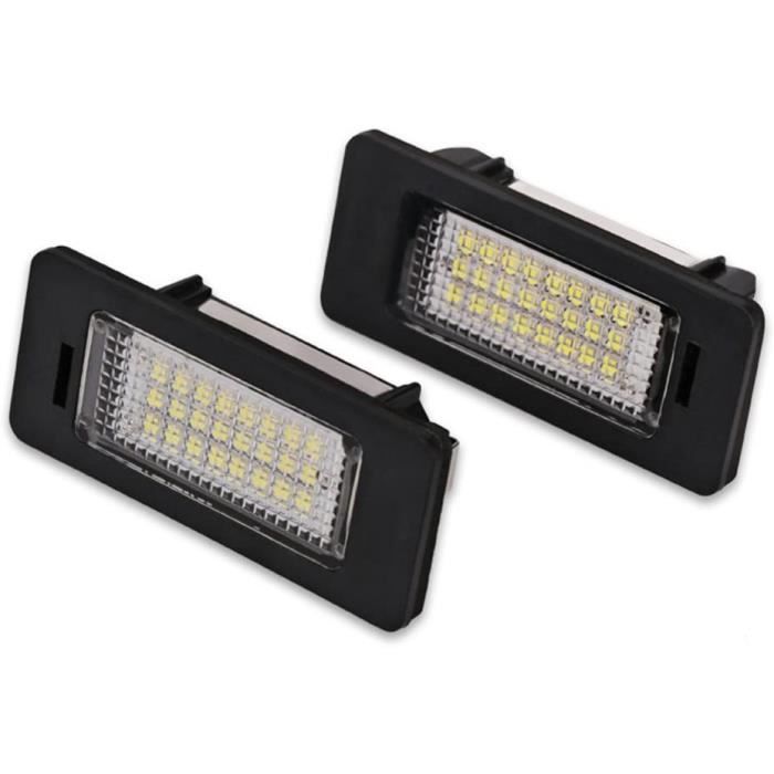 Littou Kolome Lot 2 Lampes Éclairage Plaque Immatriculation 24 Smd ...