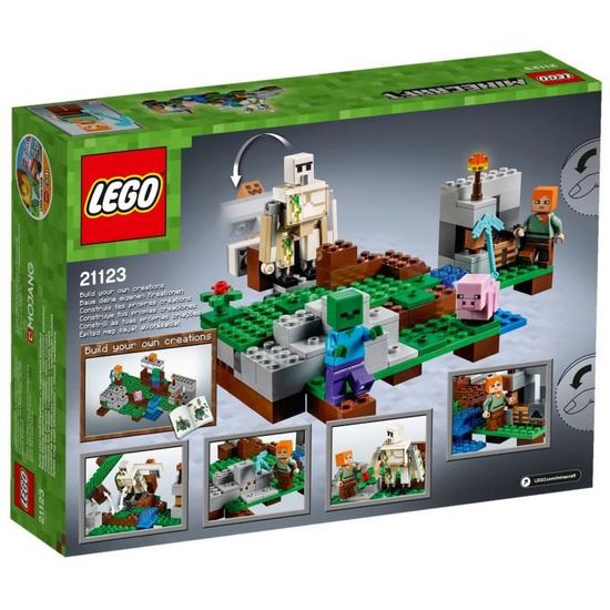 LEGO® Minecraft 21123 Le Golem de Fer - Cdiscount Jeux - Jouets