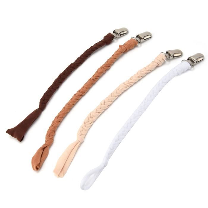 Qqmora Attache-tétine pour bébé Attache-sucette pour bébé Chaîne de ...
