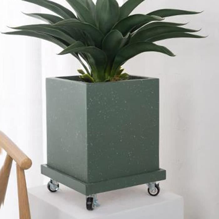 Carré Porte Plante A Roulettes,Pot De Fleurs De Forme Carré En ...