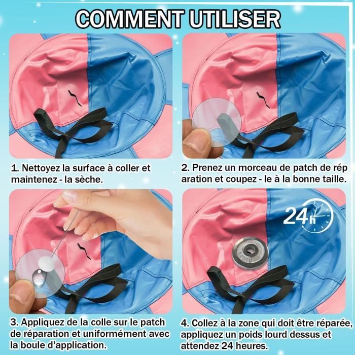 Kit de Réparation Piscine, Kit Reparation Spa Gonflable, Transparente ... Kit de Réparation Piscine, Kit Reparation Spa Gonflable, Transparente ...