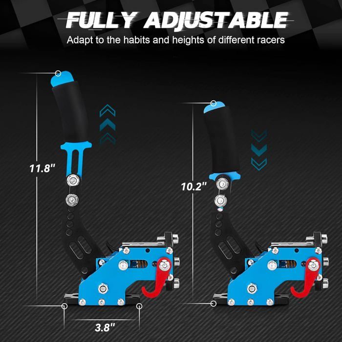 Frein à main PC USB Aikeec 64 Bits pour Sim Racing - Câble 2m, Ressort ...