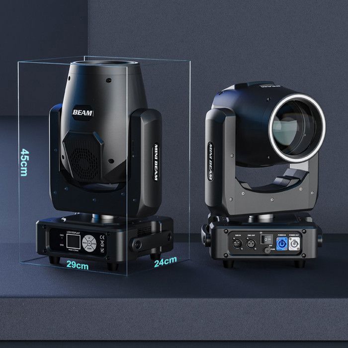 UKING 350W Lyre Beam LED RGBW, Lumière de Scène DJ Professionnelle avec ...