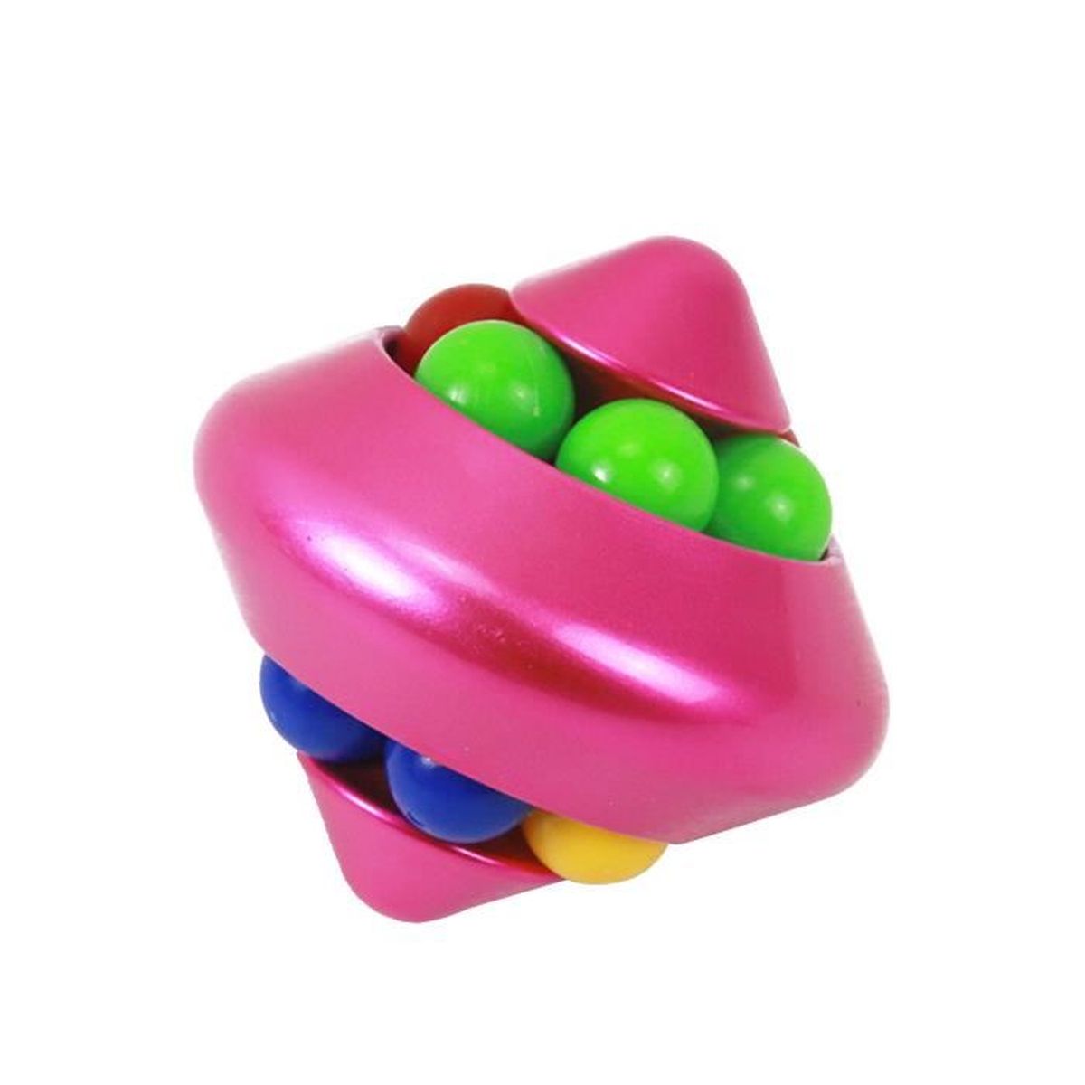 Jouets éducatifs de flipper en métal tournant des perles magiques ...