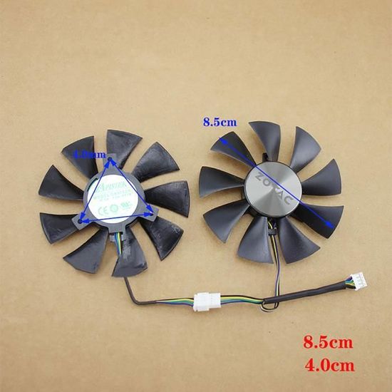 4,2 cm Remplacement du ventilateur de refroidissement de la carte ...