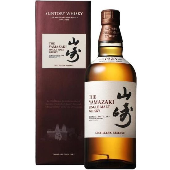 YAMAZAKI DISTILLER'S RESERVE SINGLE MALT - Whisky Japonais 70cl 43% avec étui - Achat / Vente ...