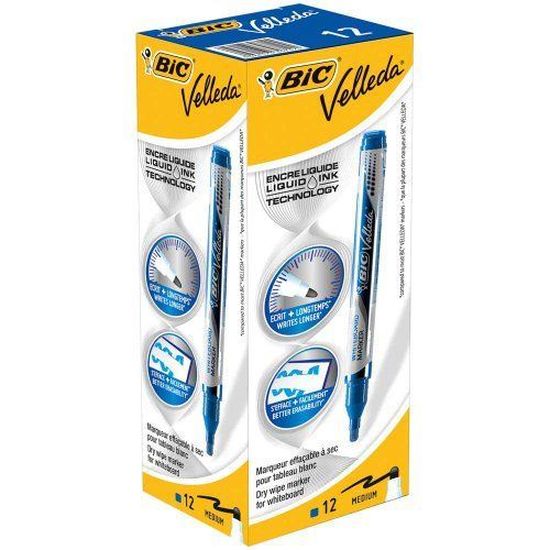 Bic Velleda Liquid Ink Pocket Feutre Effaçable … - Achat / Vente ...