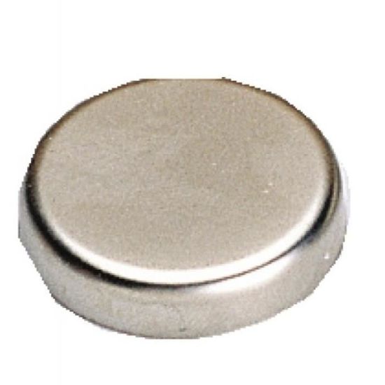 Caches de charnières pour portes en verre Intermat 9904 Nickelé Mat ...