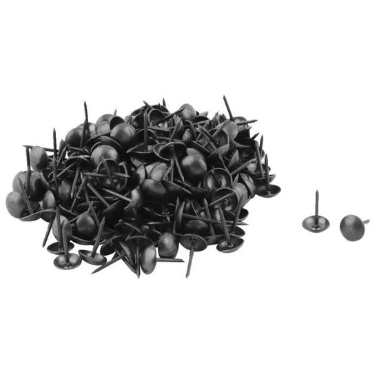 SOURCING MAP 200Pcs Clou Tapissier Pointe Tapissier Clou Tapis Punaise ...