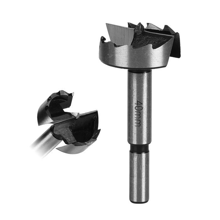 Foret Forstner 40mm pour bois durs et tendres, mèches forestières ...