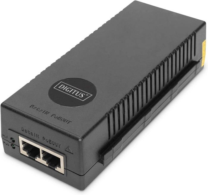 10 Gigabit Ethernet PoE+ Injector, 802.3at Power Pins:3/6(+), 1/2 ...