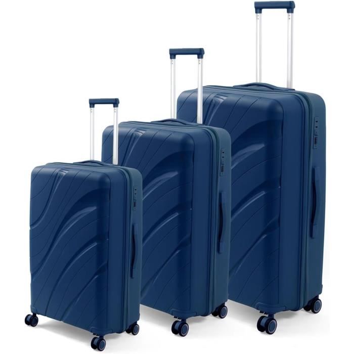 Aliwoman® Lot De 3 Valises - Trolley Avec Roues Pivotantes - Bagage À ...