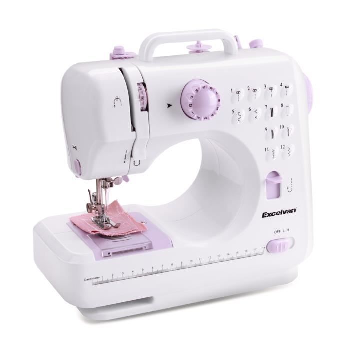 Excelvan Mini Machine à Coudre Couture Double vitesse Fil Portable ...