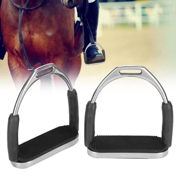 Étriers d'Équitation Selle de Cheval Galoche Étriers de Chevaux ...