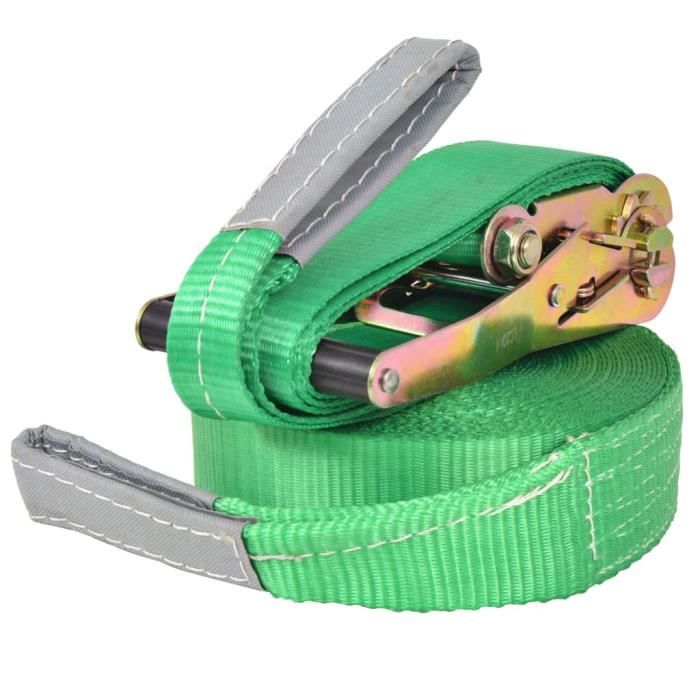 Corde lâche pour slackline 15 m x 50 mm 150 kg Vert Mothinessto LY6277 ...