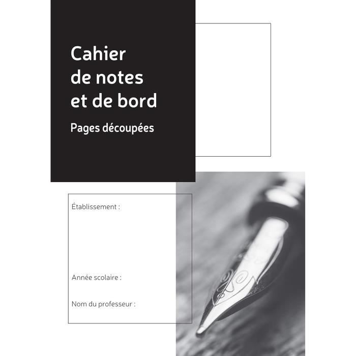 Réf. 53934D - 1 Cahier De Notes Et De Bord Du Professeur - Inscription ...