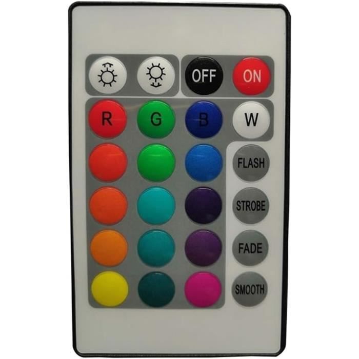 Lumière Led Submersible Multicolore Avec Télécommande Ip67 Étanche ...