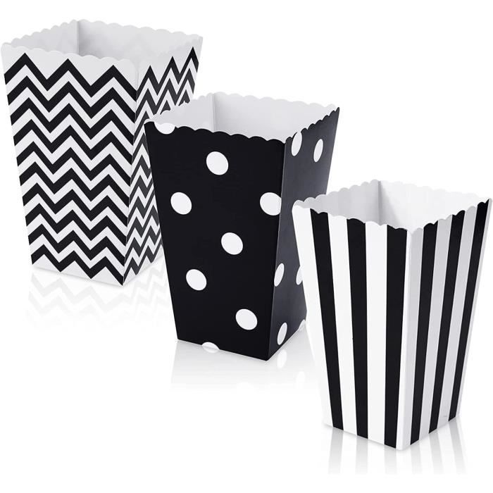 Popcorn Boîtes,Boîte À Popcorn 18Pcs Popcorn Conteneurs Partie Carton ...