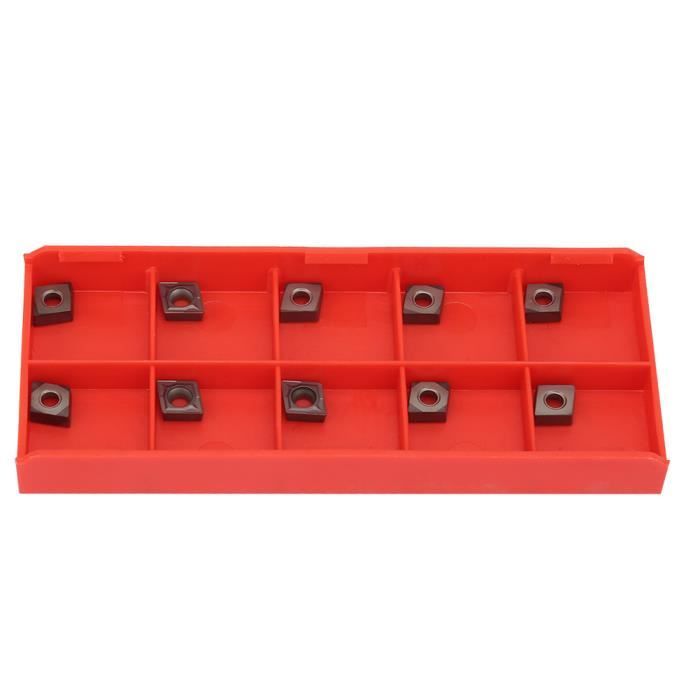 YOSOO lame d'insertion CNC 10 pièces d'insertion de carbure d'acier de tungstène CNC tournant la ...