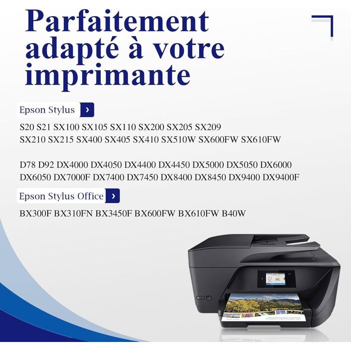 T0715 Multipack Cartouche d'encre pour Epson T0711 T0712 T0713 T0714 ...