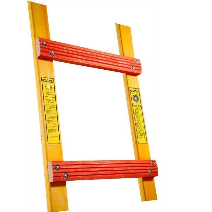 Echelle de toit en bois Centaure - 4m - 12 barreaux plats antidérapants ... Echelle de toit en bois Centaure - 4m - 12 barreaux plats antidérapants ...