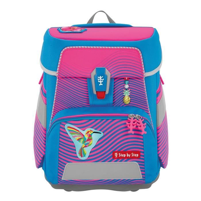 Cartable - STEP BY STEP - Kolibri Kaja - Rose - Neon - Primaire Neon ...