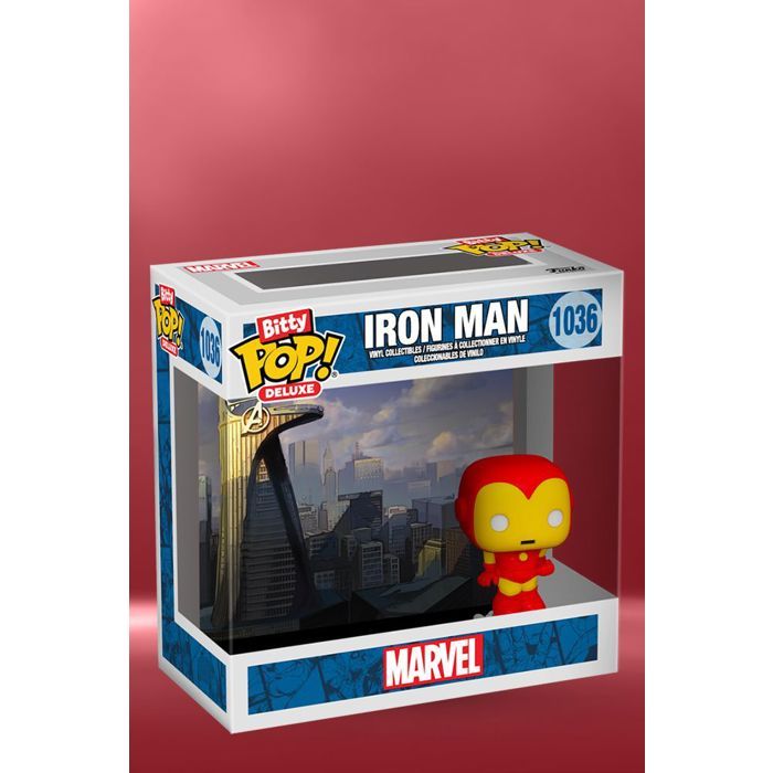 Figurine - FUNKO - Iron Man (Avenger Tower) - Multicolore - Bitty Pop ...