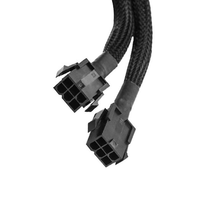 8pin Male To Dual 6 Pin Female Cable Adapter Dual- 6pin To 8-pin Gpu ...