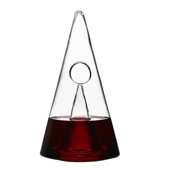 750ml - Pichet À Vin Rouge Pyramide, Cascade, Carafe En Verre, Carafe À ...