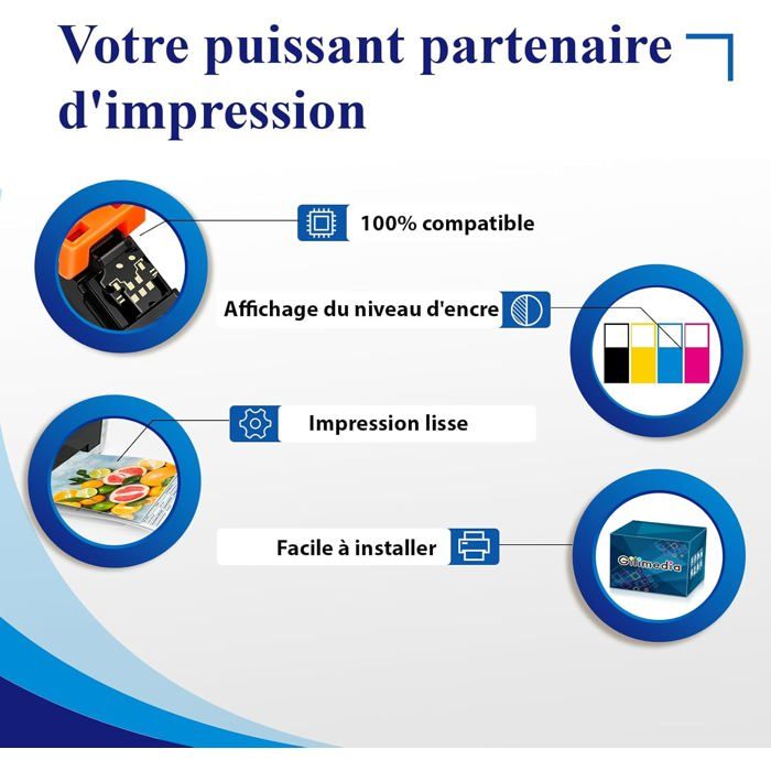 T0715 Multipack Cartouche d'encre pour Epson T0711 T0712 T0713 T0714 ...