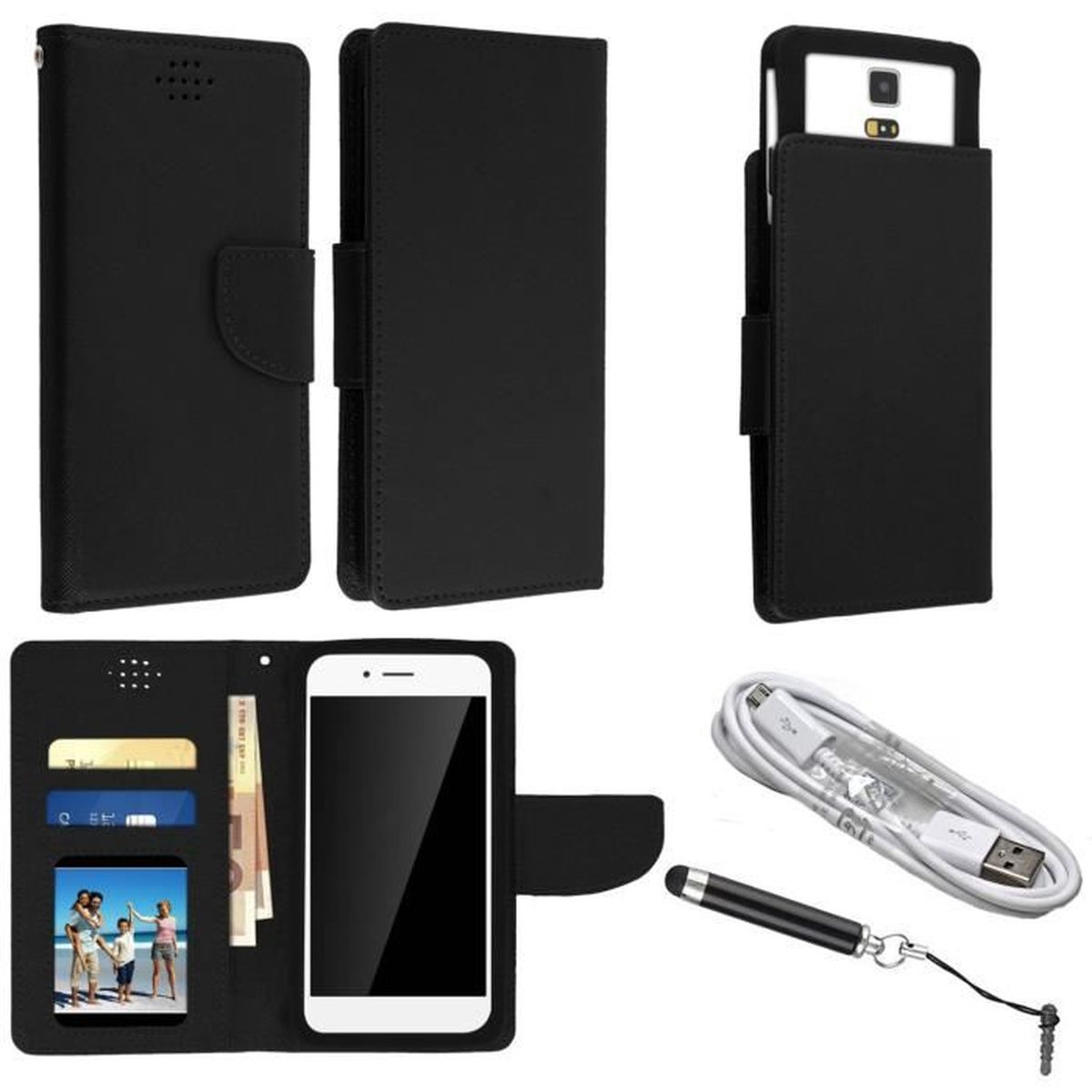 Etui Selecline Smartphone 5¨ noir adaptable - Cdiscount Téléphonie
