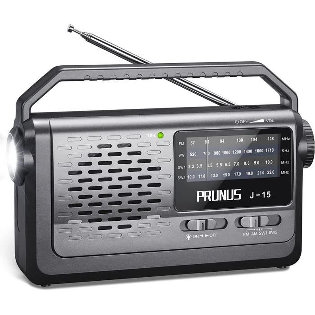 Poste Radio Portable, FM/AM/SW Radio Transistor Fonctionnant sur ...