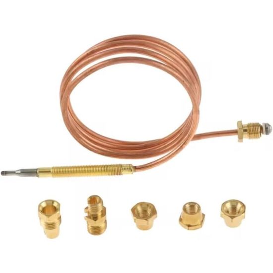Thermocouple universel de 90 cm avec kit d'embouts adaptables pour ...
