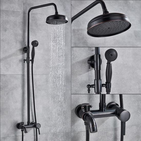 JULLYBATHEVY Colonne de Douche - Système pour Salle de Bain - Ensemble ...