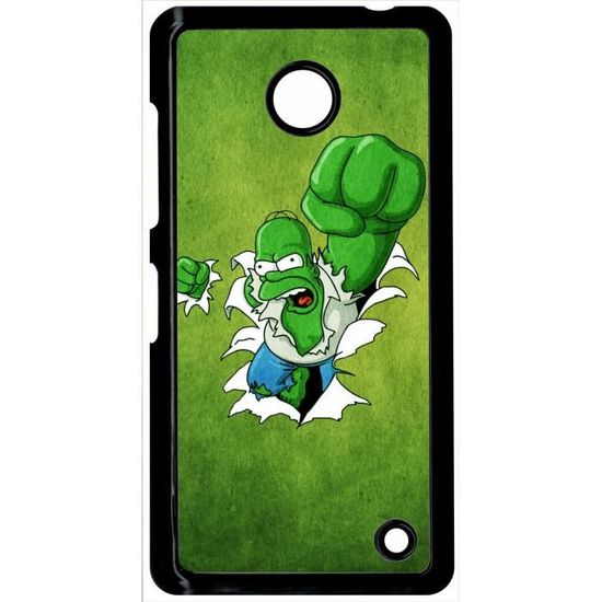 Coque nokia n630 les simpsons homer hulk - Cdiscount Téléphonie