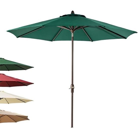 Parasol De Table D'Extérieur 2,7 M, Parasol D'Extérieur Rond sans Base ...