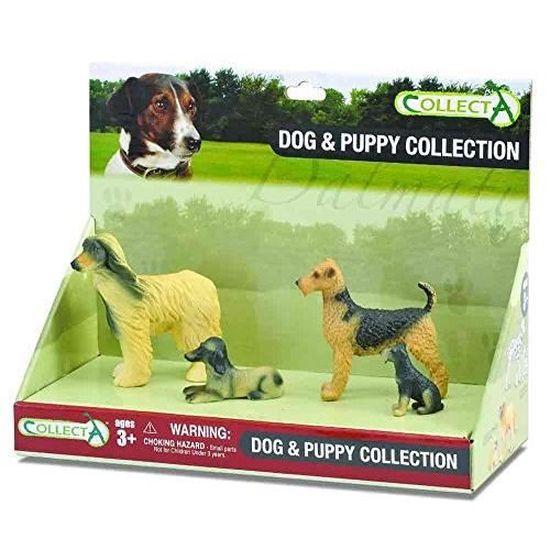 CollectA Dogs and Puppy Figure Set (4-Piece), Set 1 - Cdiscount Jeux ...