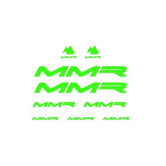 STAR SAM Pegatinas Compatibles con cuadro bici MMR mod-2 Verde ...