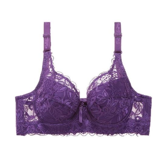 Femme Soutien Gorge Grande Taille En Dentelles Avec Armatures Push Up